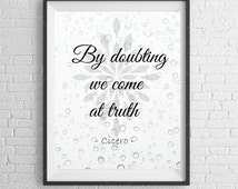 Popular items for cicero quote on Etsy