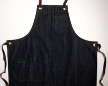 Popular items for denim apron on Etsy