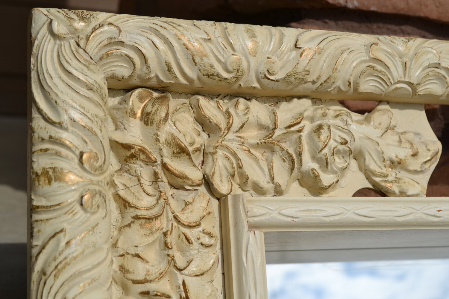 Windsor Mode Mirror Shadow Box Hanging Shelf with Mirror