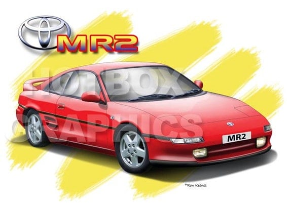 Personalised Illustration of Your Toyota MR2