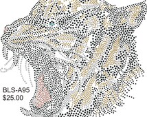 Popular items for rhinestone tiger on Etsy