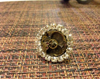 Popular items for Watch movement ring on Etsy