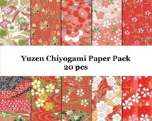 Popular items for chiyogami paper on Etsy