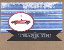 Popular items for cars thank you card on Etsy
