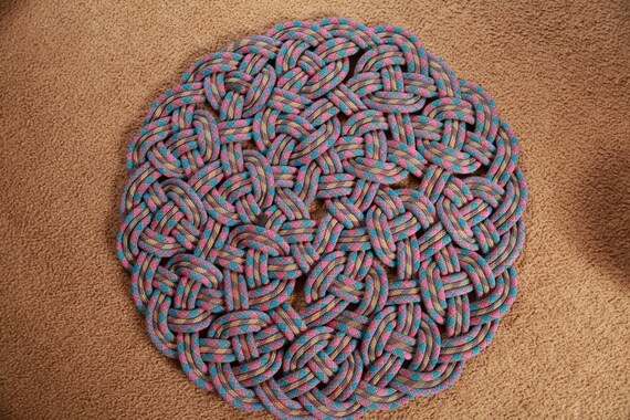 Handwoven Rug Made from YOUR Recycled Climbing Rope