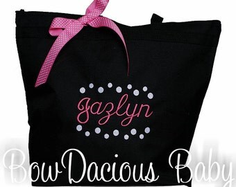 Baton Tote Bag Baton Bag Twirling Bag by bowdaciousbaby on Etsy