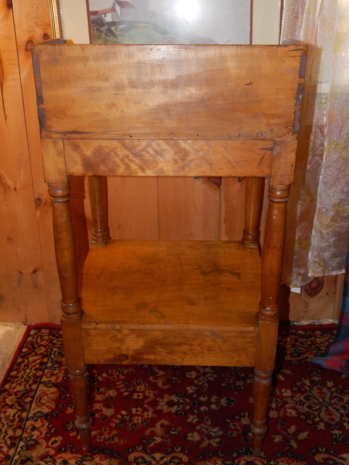 Antique Wash Basin Table Stand Wash Board Table by TheFridayBarn