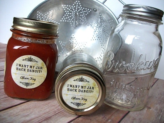 I Want My Jar Back Dangit Custom vintage canning by CanningCrafts