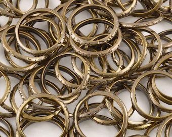 Large metal rings | Etsy