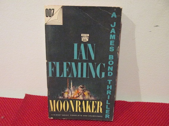Vintage Paperback Book Moonraker James Bond Book by Ian