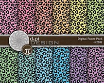 Popular items for pastel leopard print on Etsy