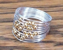 Popular items for memory wire ring on Etsy
