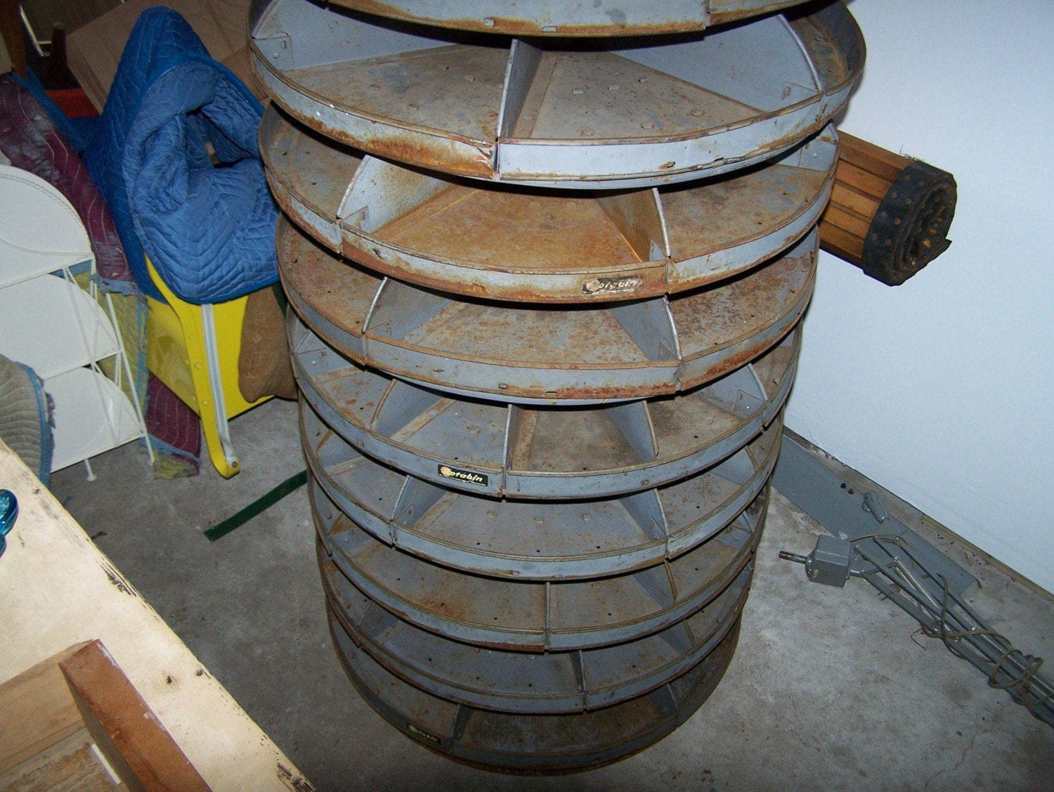 Vintage Rotabin- revolving storagge bin,Frick Gallagher Mfg Co,Wellston ...