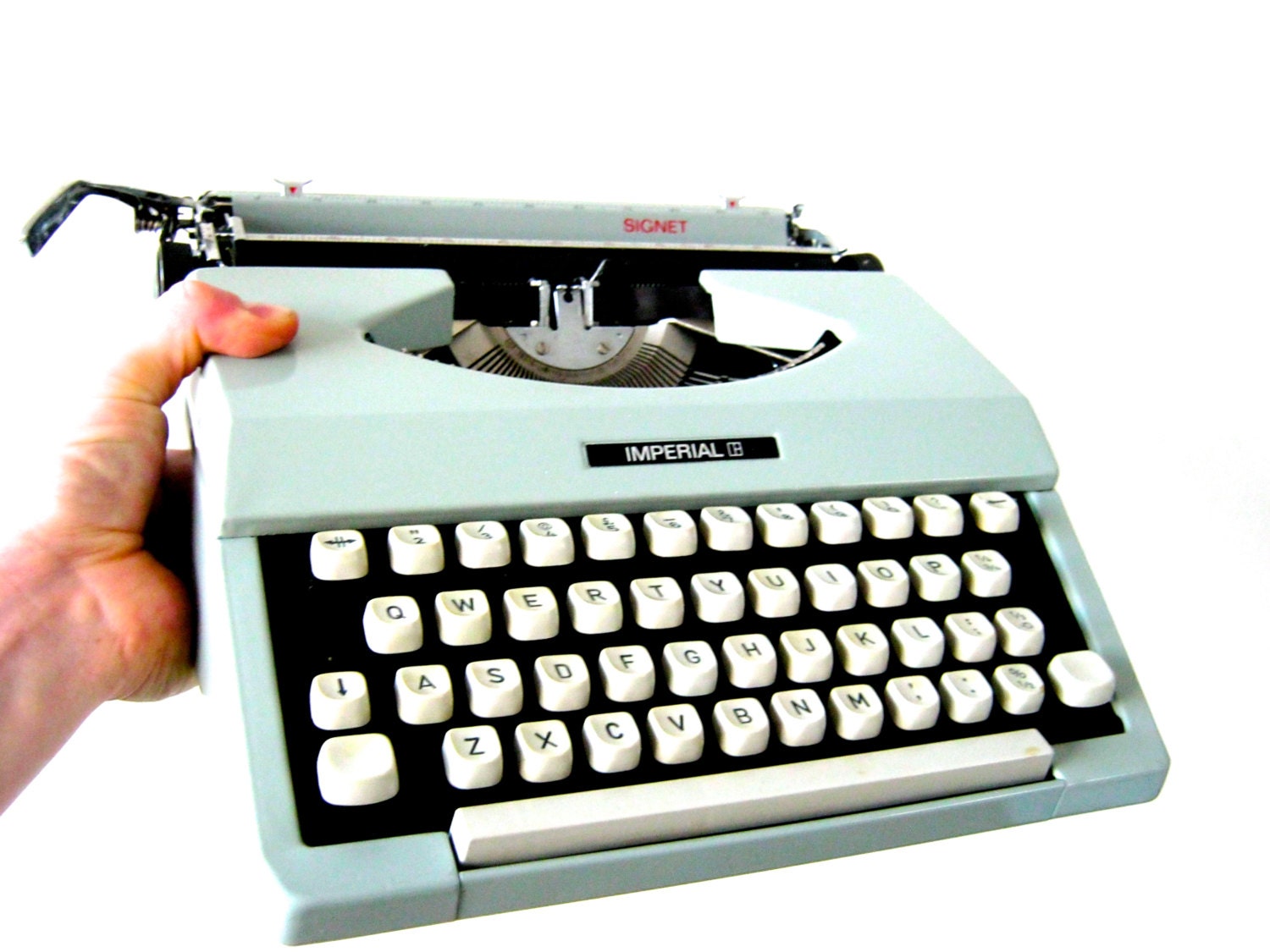 Vintage Imperial Typewriter Full Working Order with Case Slimline Model ...