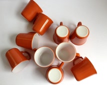 Popular items for orange pyrex on Etsy