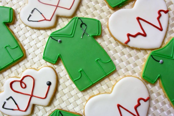 Items similar to Custom Nurse Sugar Cookies (Set of Six) on Etsy