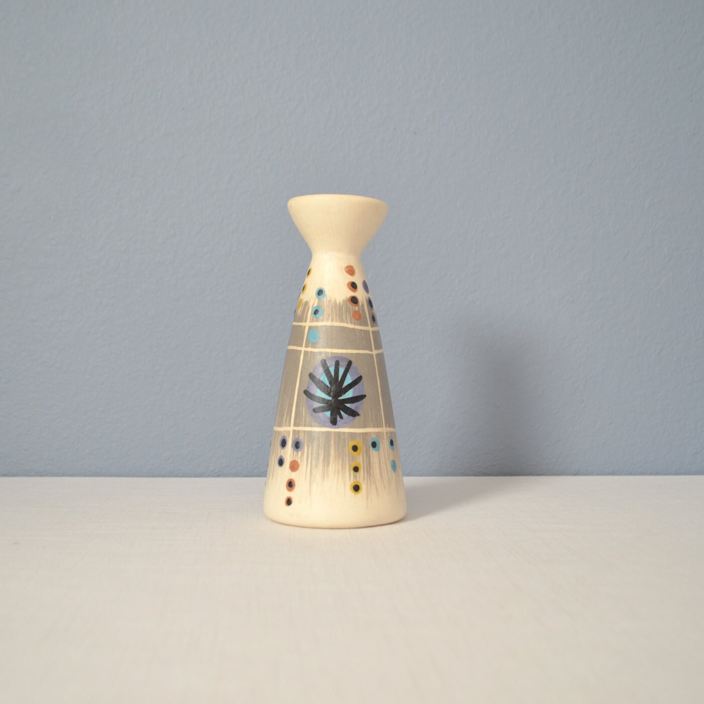 Vintage Richard Saar Vase with Atomic Design