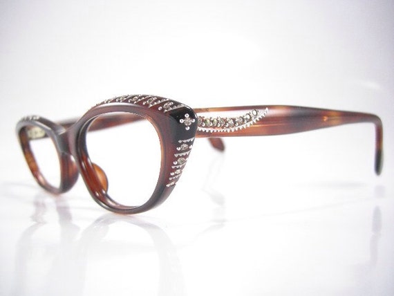 Items Similar To Vintage Eyeglasses With Jewles Made In France On Etsy