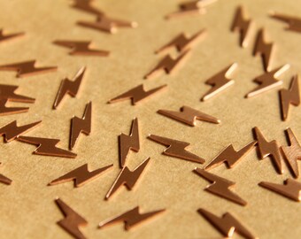 24 pc. Tiny Raw Copper Stars: 5mm by 5mm made in by BrassKicker