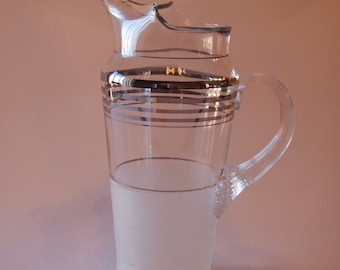 Frosted pitcher | Etsy