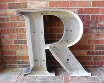 Popular items for metal letter r on Etsy