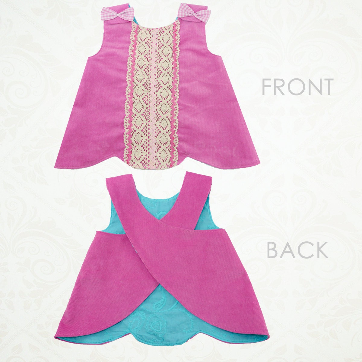 Girls sewing pattern PDF Childrens Sewing Pattern PDF Easy