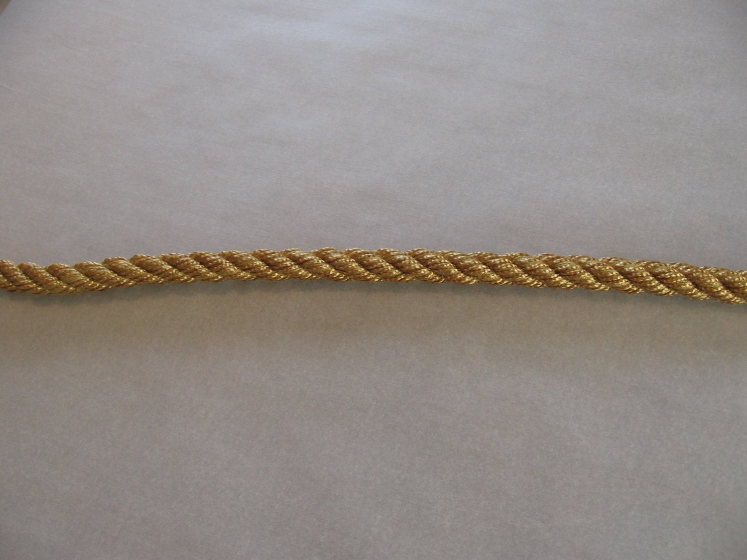 Fancy Gold Rope Cord Trim - 3/8" Diameter - 3 Ply from PointeCreativity ...