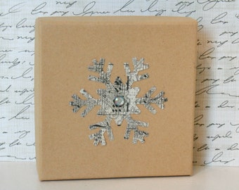 Snowflake gift box | Etsy
