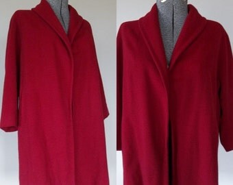 Popular items for red swing coat on Etsy