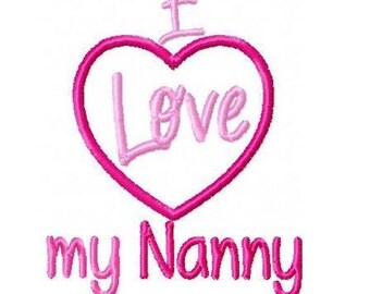 I love my nanny | Etsy
