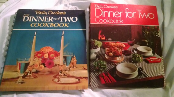 Two Betty Crocker's Dinner for Two Cookbooks. by TreasureTrek