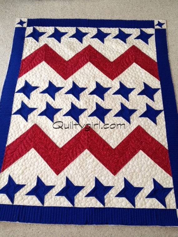 Stars and Stripes Quilt Pattern