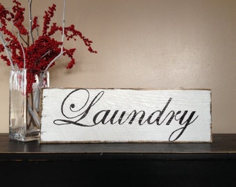 Unique vintage laundry sign related items | Etsy