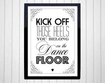 Unique dance floor sign related items | Etsy