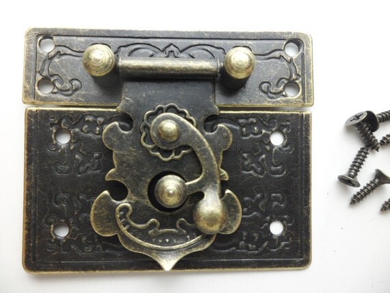 55mmx47mm lock latch small box hardware jewelry box latch gift
