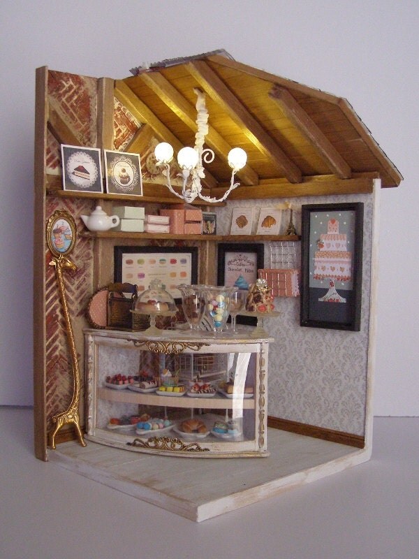 Hand-made miniature Scene 1:12 scale Une Petite