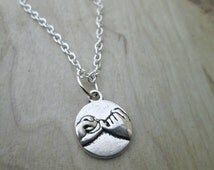 Popular items for pinky swear necklace on Etsy