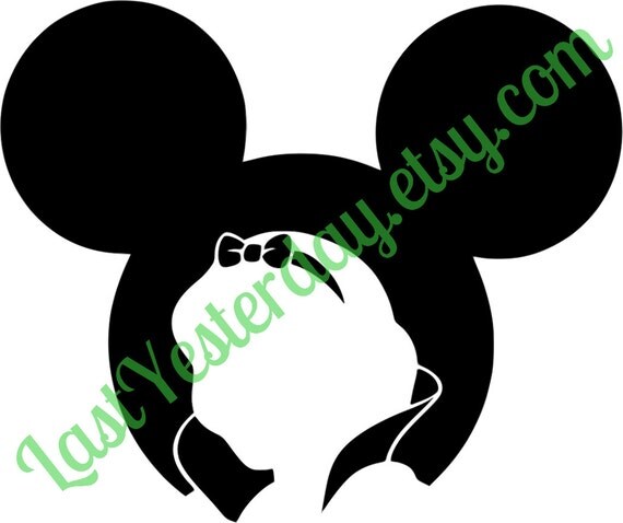 Snow White Mickey Head DIGITAL DOWNLOAD svg jpg by LastYesterday