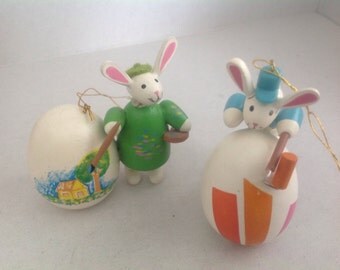 Popular items for wood easter egg on Etsy