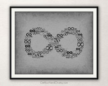 Popular items for infinity wall art on Etsy
