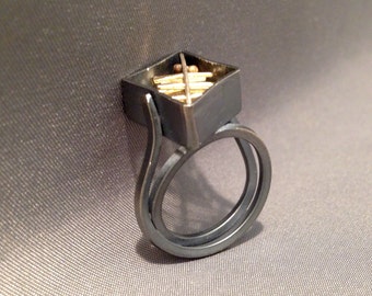 Moving parts ring | Etsy