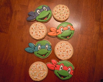 Popular items for ninja turtle cookies on Etsy