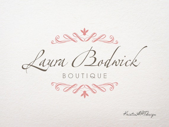 Hand-written logo design Fashion logo Boutique logo