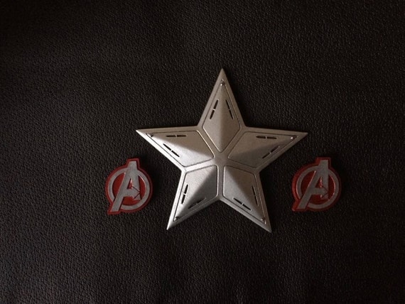 Captain America Chest Star by JJArmoryInc on Etsy