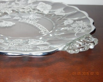 Crystal platter | Etsy