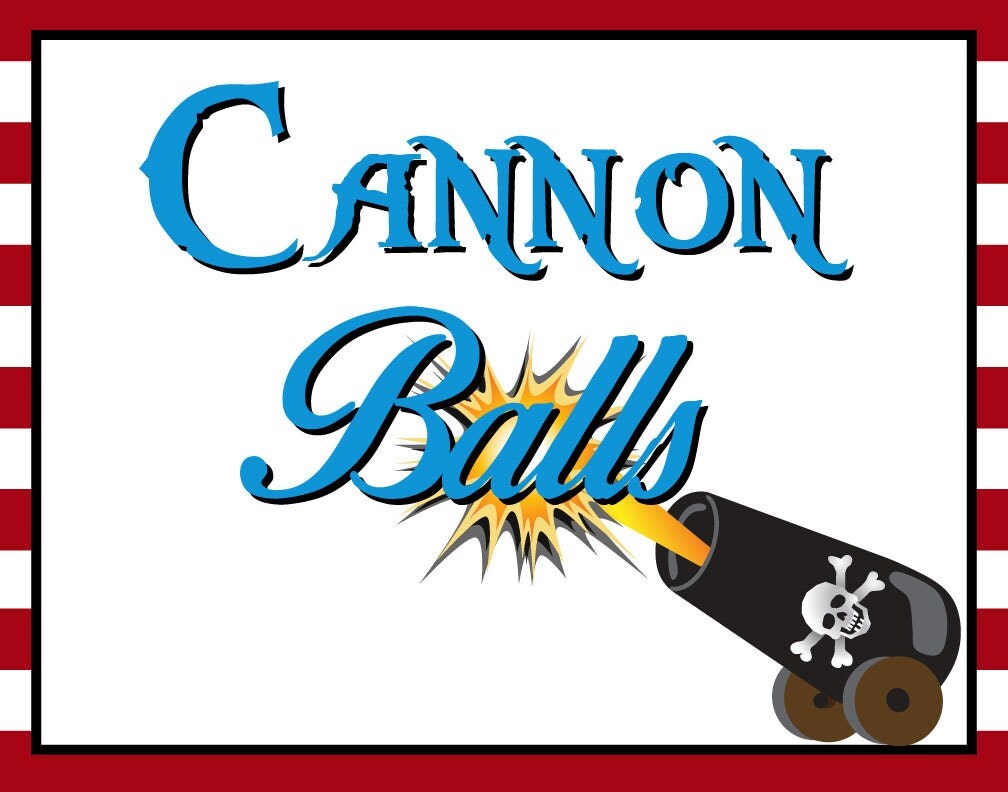 Cannon Balls Sign