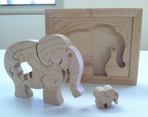 Popular items for elephant puzzle on Etsy
