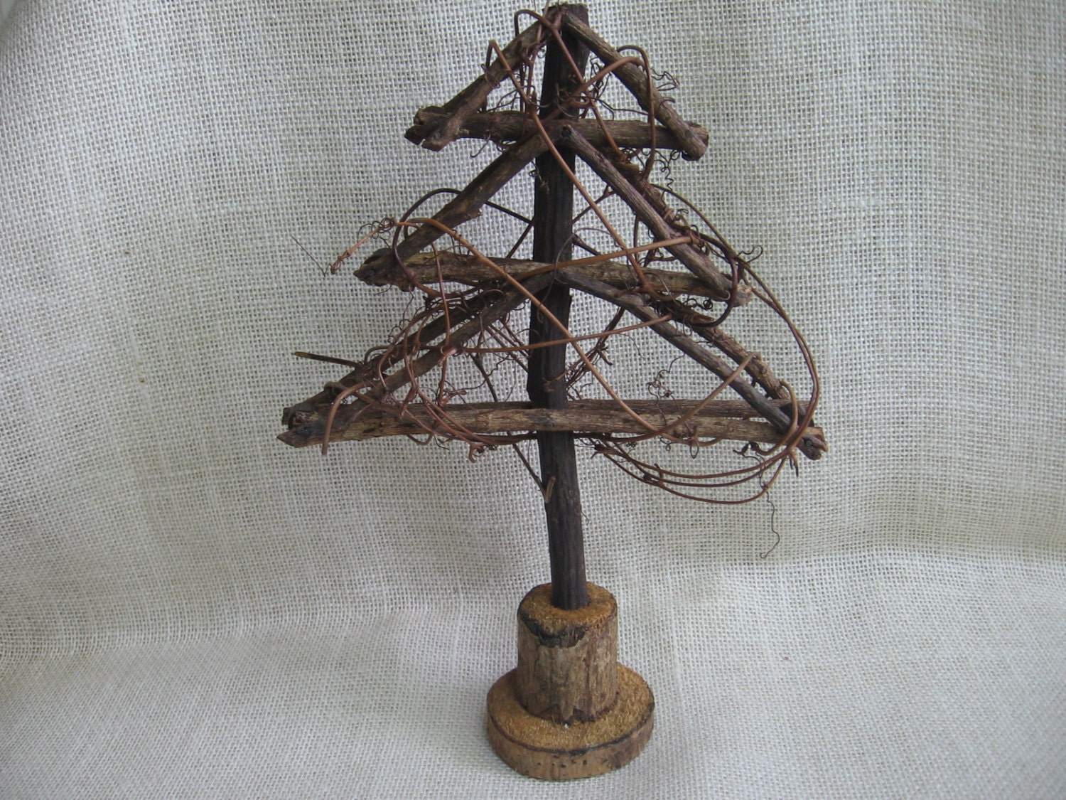 Small Twig Tree 11 Primitive Wood Tree Twig Tree by NotOnlyButtons