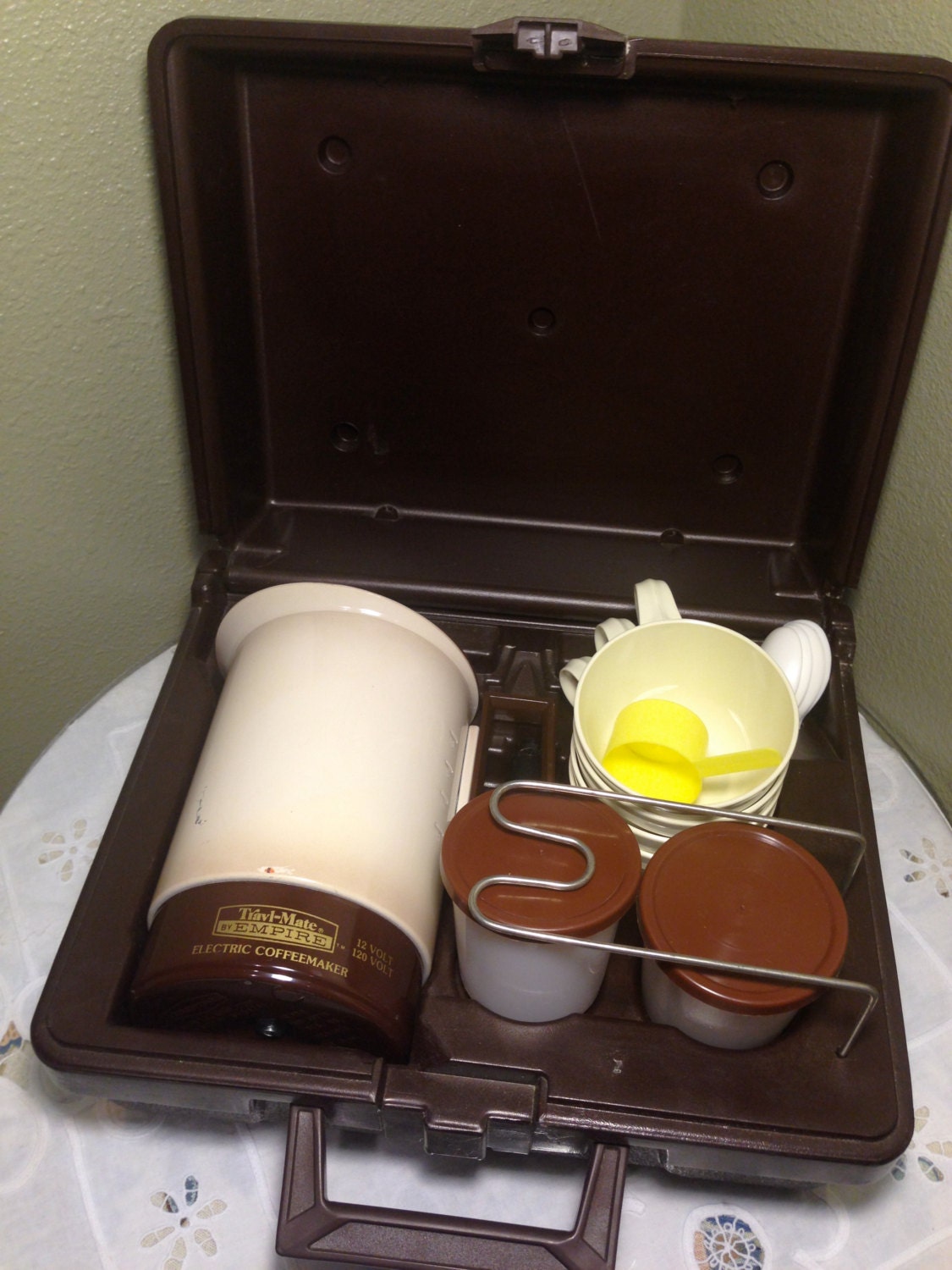 Travel-Mate Electric Coffee Maker by Empire Vintage Travel