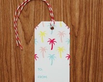 Popular items for palm tree gift tags on Etsy